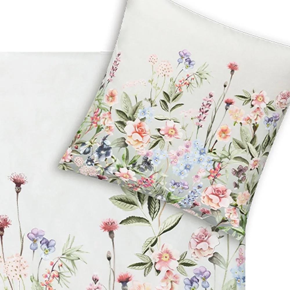 Pościel Estella Nancy 4819/530 mako satyna kwiaty pastelowe